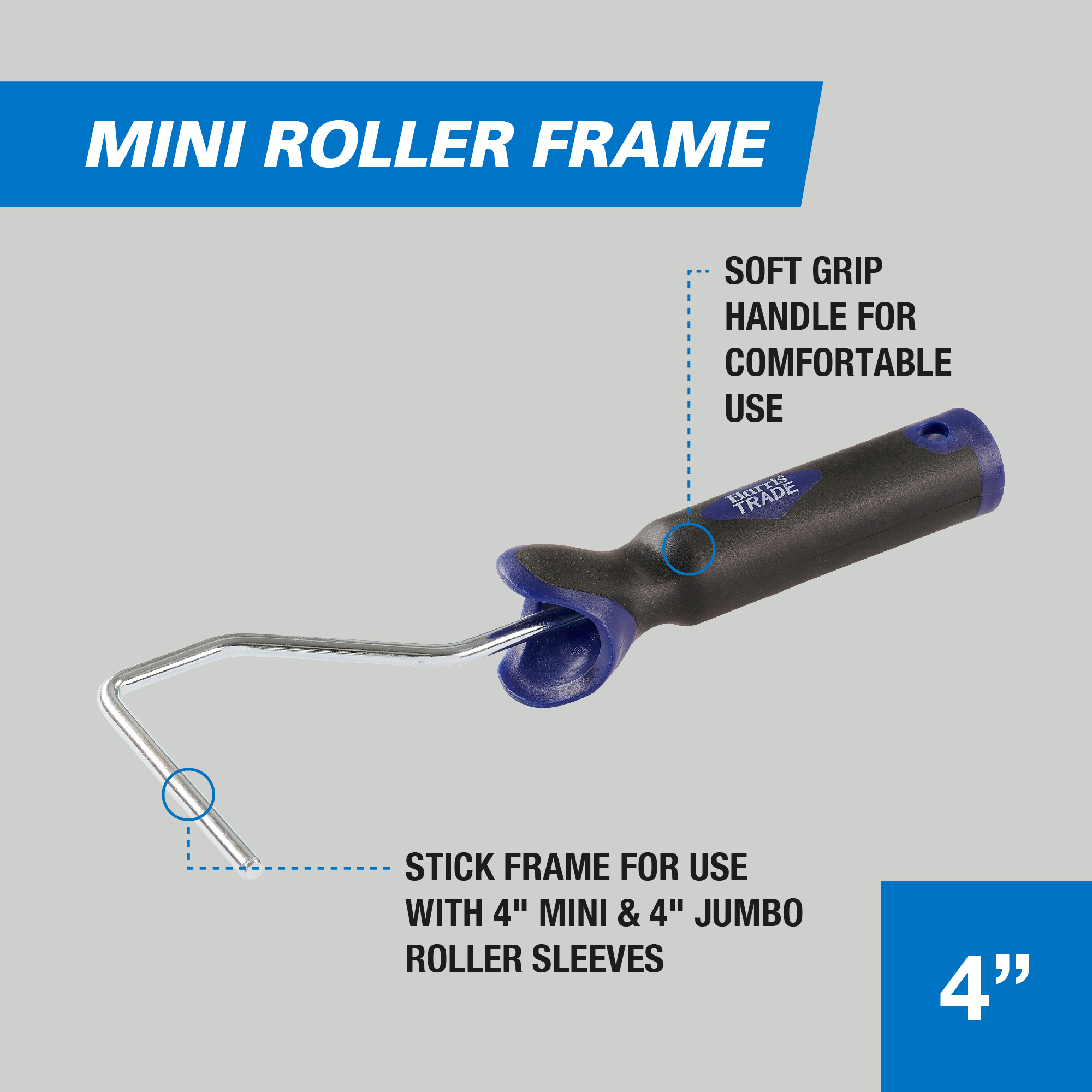 4 Inch Mini Roller Frame – Harris Trade